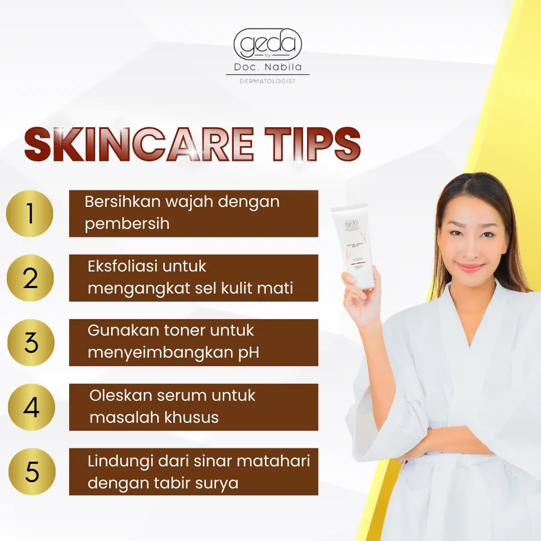 cara pakai skincare yang benar